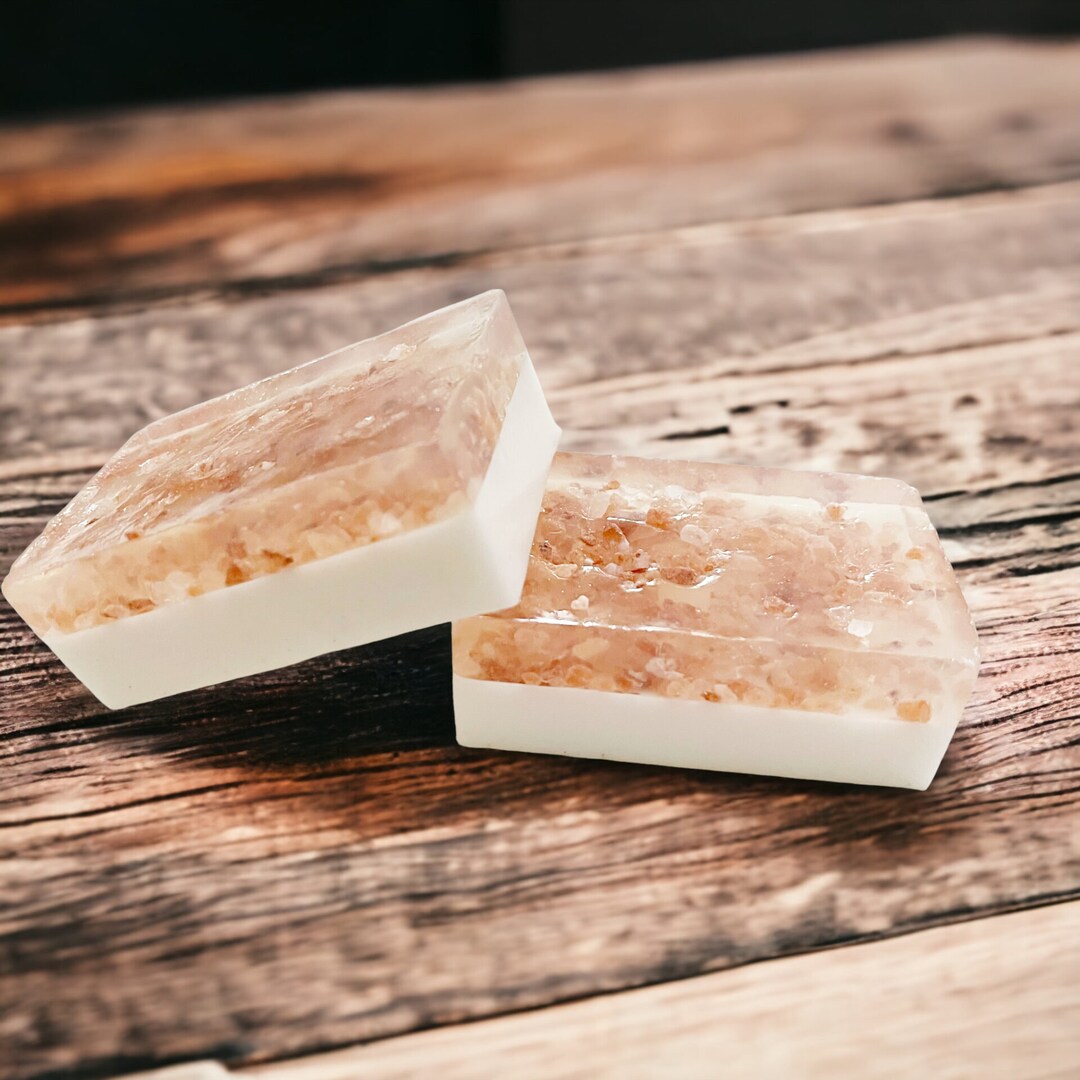 Himalayan Salt Exfoliating Soap - Etsy
