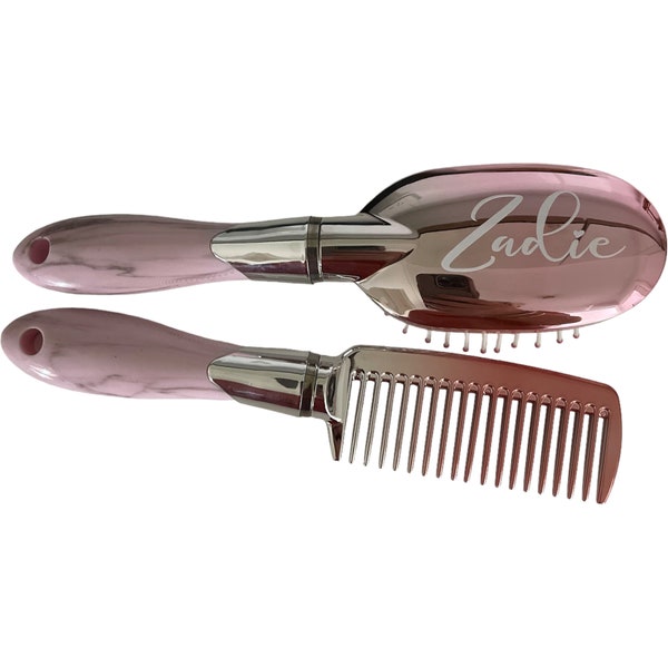 Comb and Brush Set - Etsy