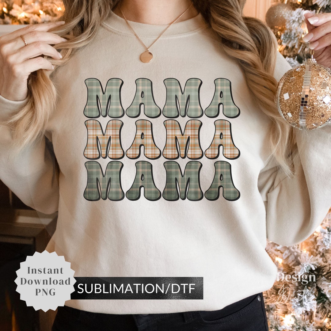 Mama PNG, Winter, Faux Letters, Sublimation Design, Digital Download ...