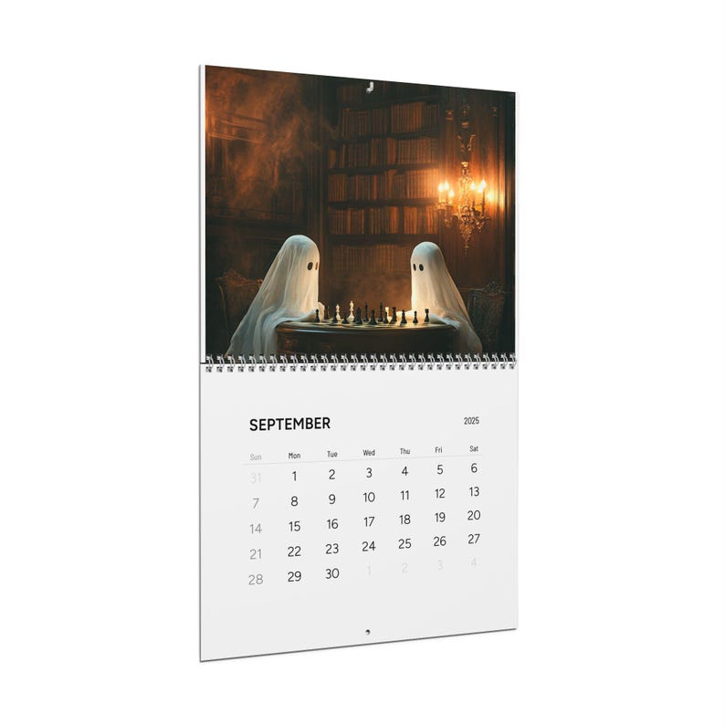 Quirky Ghosts 2025 Wall Calendar – Funny Spooky Art - Etsy