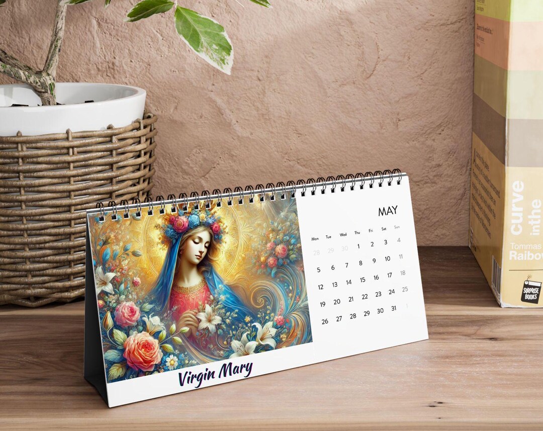 Christian Desk Calendar 2025 Celebrating Holy Festivals, Historical ...