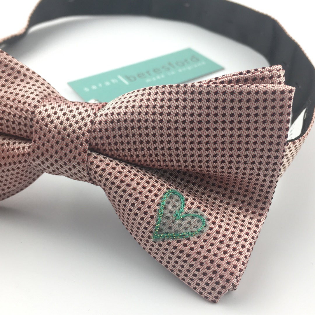 Ein Herz Rosa Fliege Made in England - Etsy.de