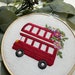 PDF Pattern, Double Decker Bus, London, Embroidery Pattern, UK - Etsy