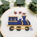 PDF Pattern, Train Embroidery, Nursery Decor, Locomotive, Embroidery ...