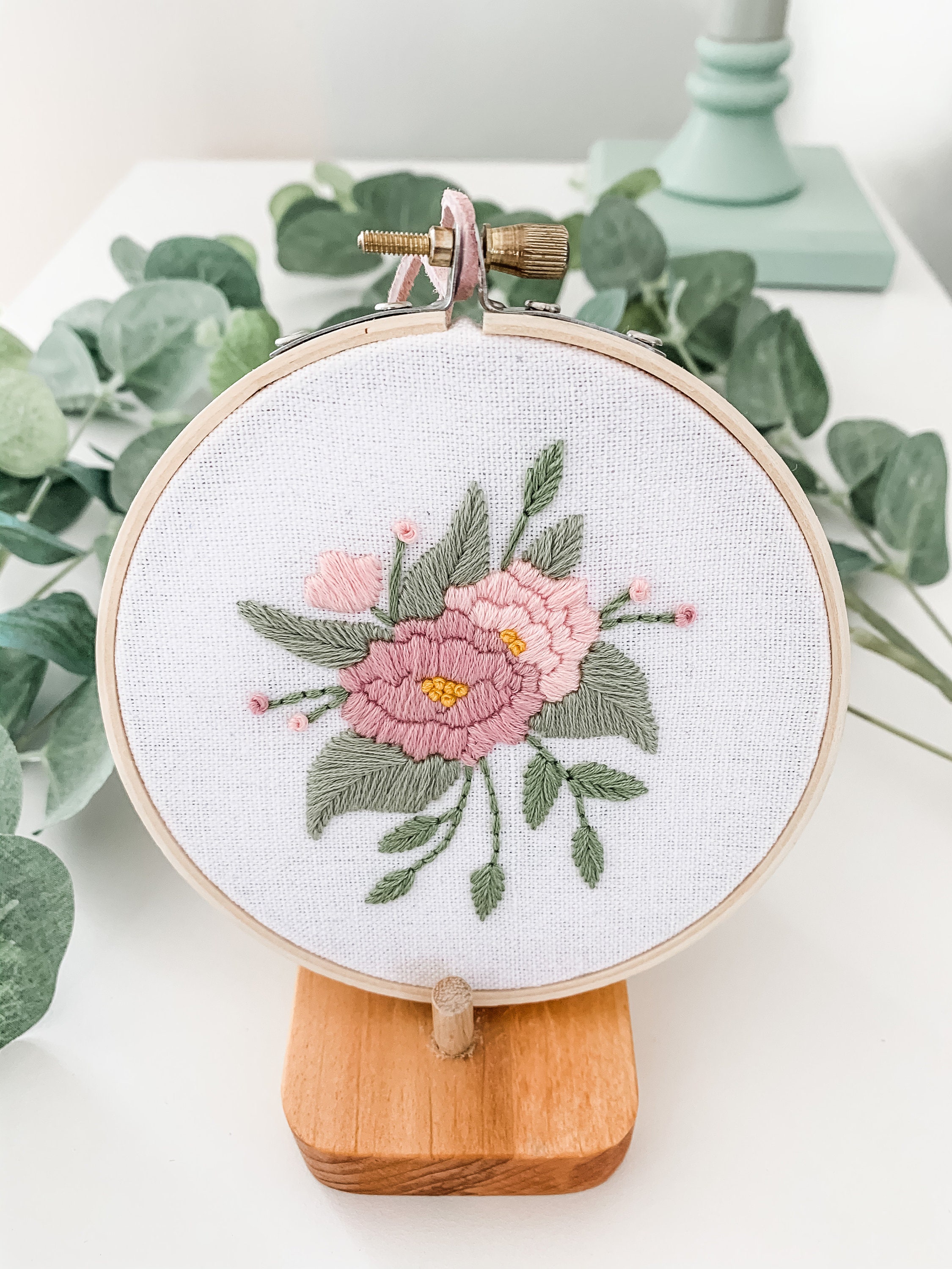 PDF Pattern Peonies Embroidery Pattern Beginner Embroidery - Etsy Canada