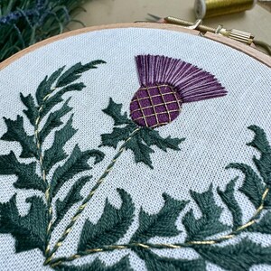 PDF Pattern, Scottish Thistle, Embroidery Pattern, Scottish Highlands ...