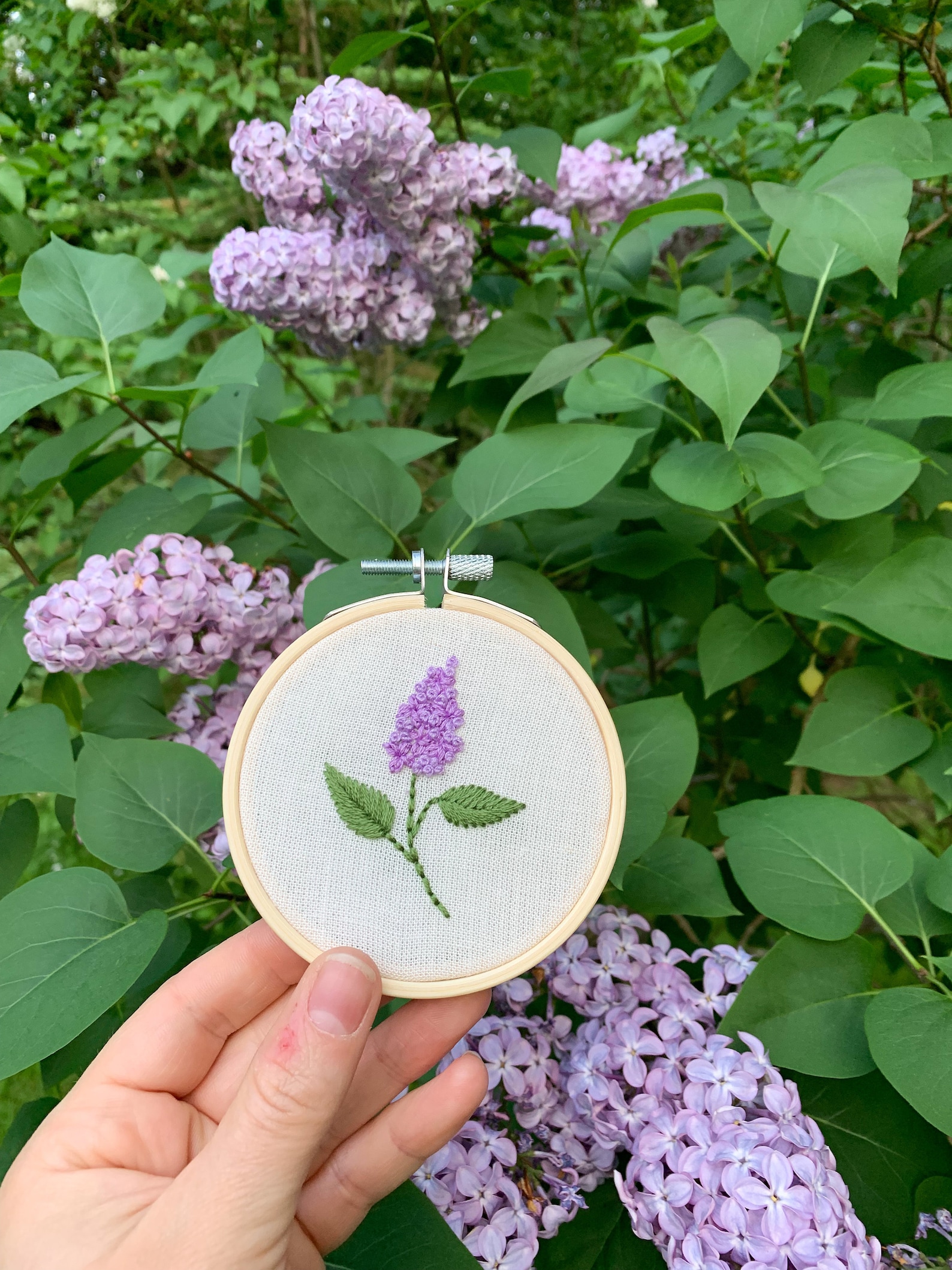 PDF Pattern, Lilac Embroidery, Purple Flowers, Video Tutorials ...
