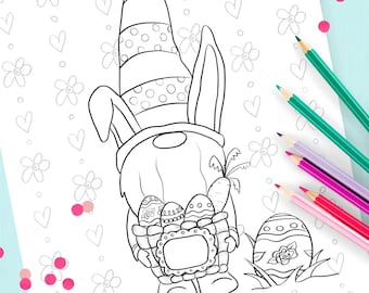 Spring Coloring | Etsy