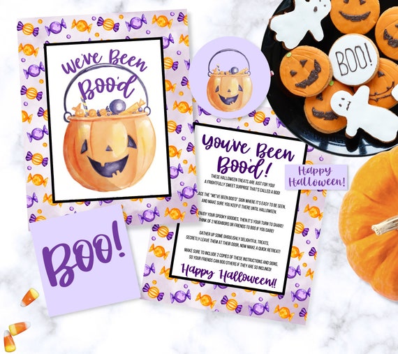 DIY Boo Basket Printable you've Been - Etsy