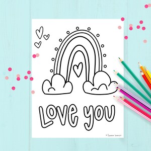 Mother Day Coloring Page Bundle, Printable Card, Coloring Bookmarks 303 ...