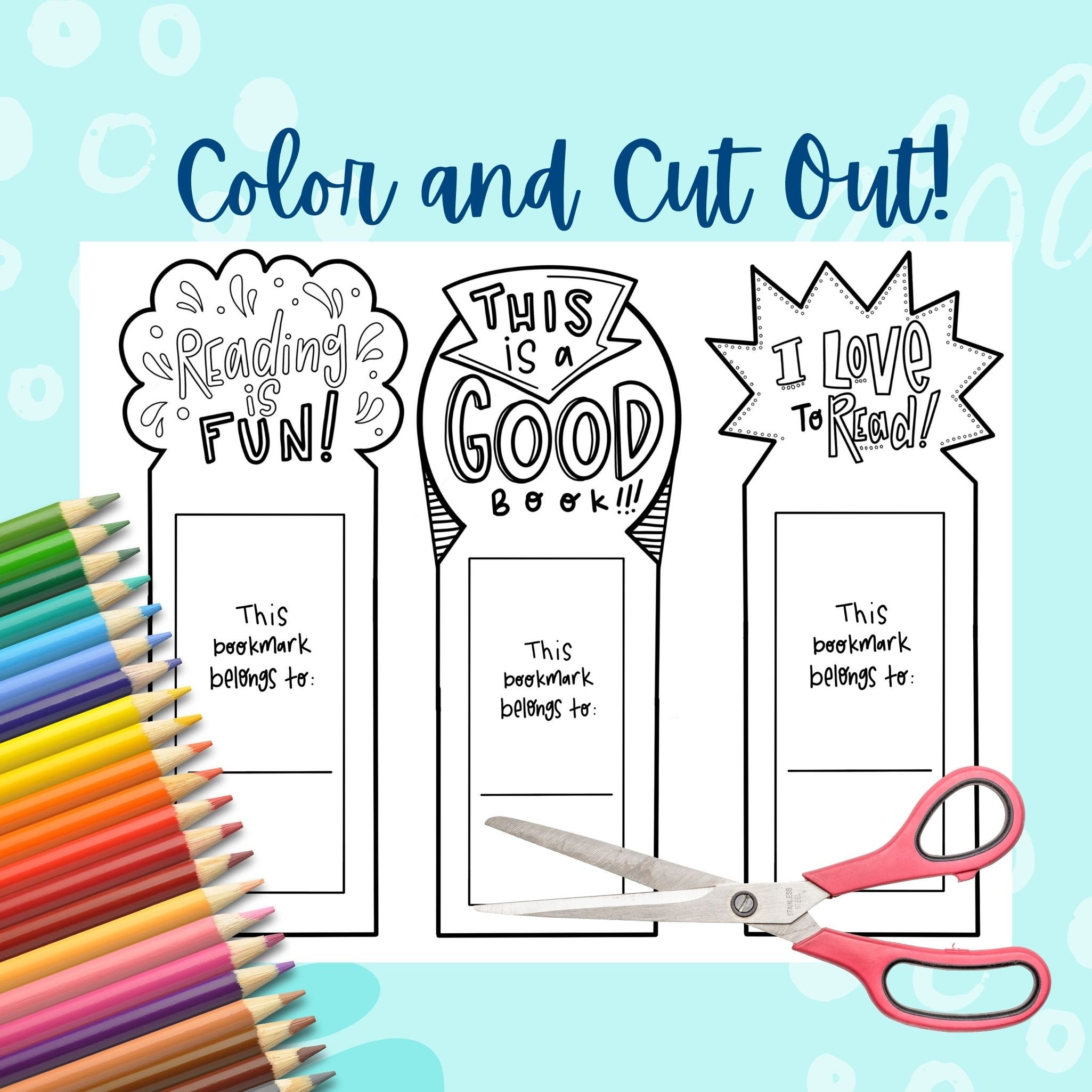 Printable Bookmarks for Kids, Back to School Gift, Growth Mindset - Etsy