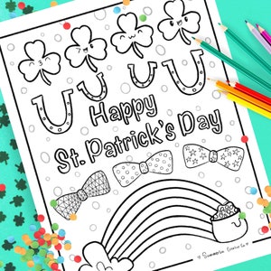 Giant Coloring Poster for St. Patrick's Day Printable Coloring Pages ...
