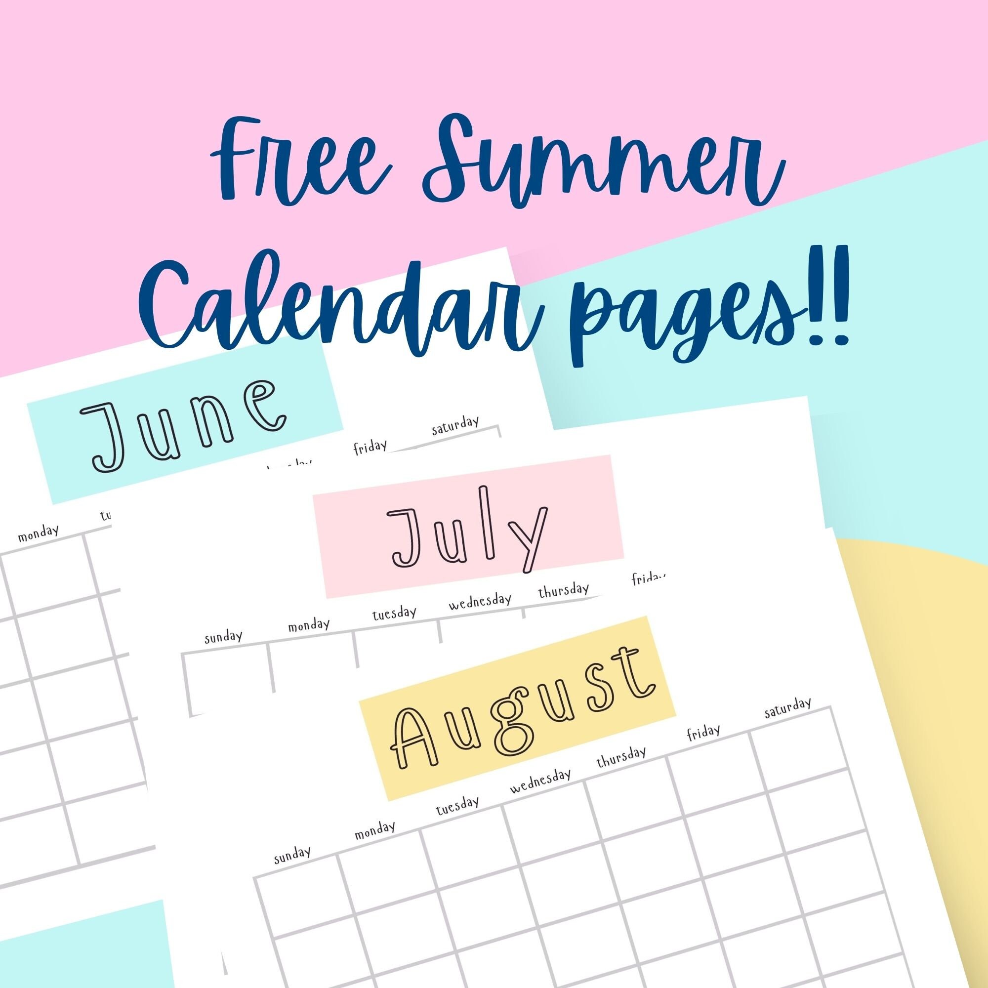 Summer Bucket List Editable, Printable, Instant Download With FREE ...