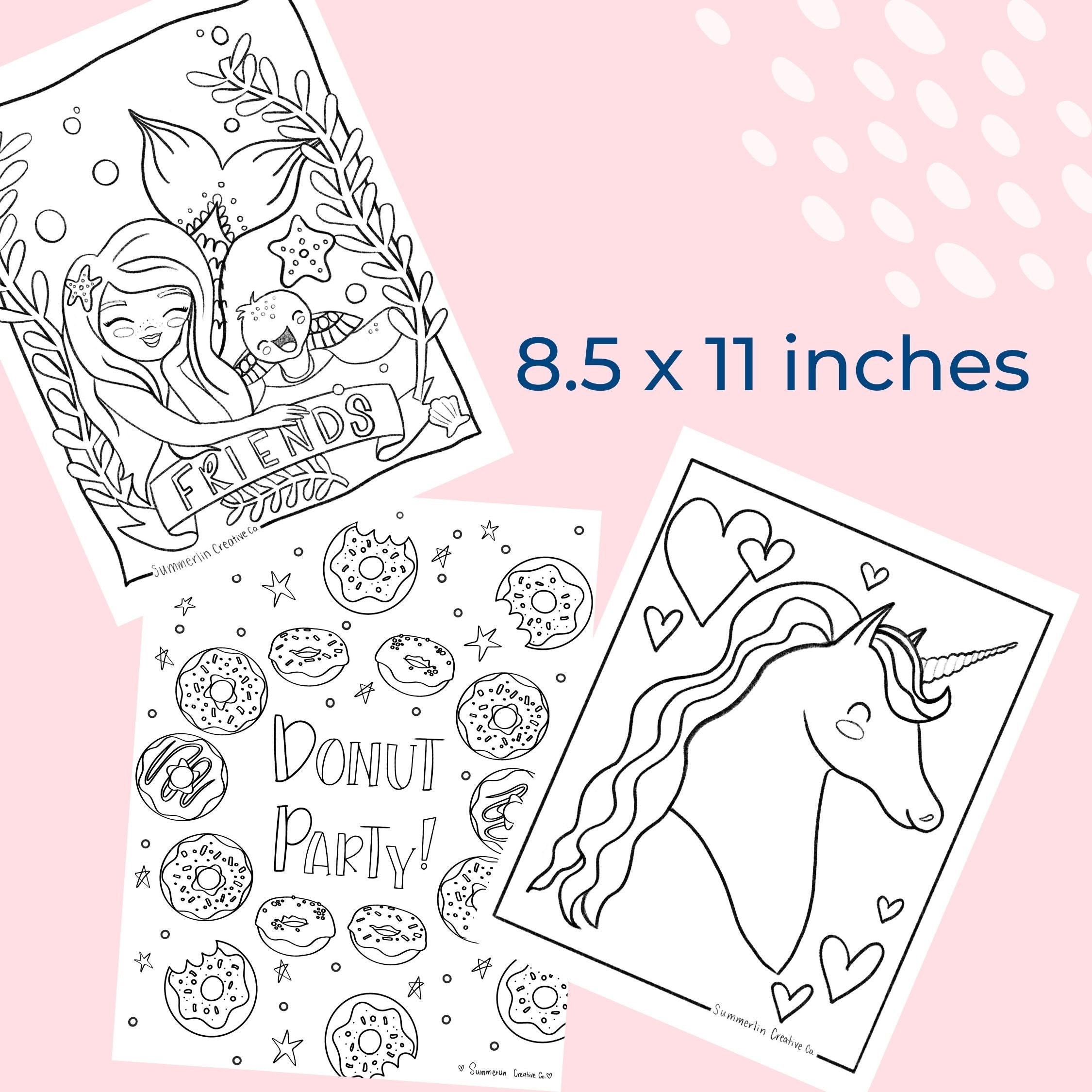 Custom Coloring Page Hand Drawn and Personalized for You - Etsy