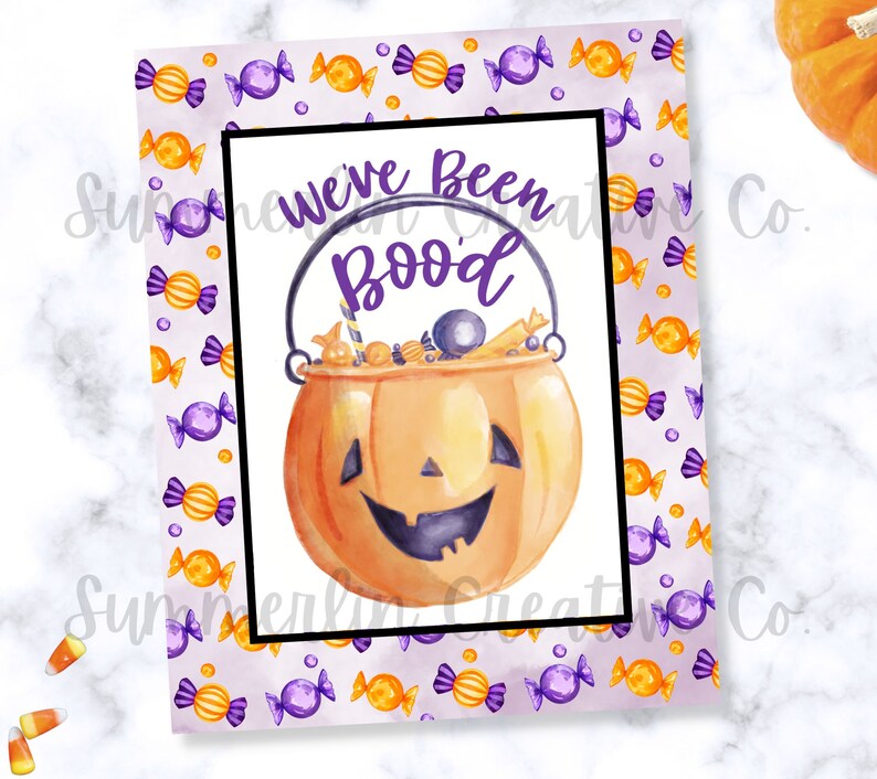 DIY Boo Basket Printable you've Been - Etsy