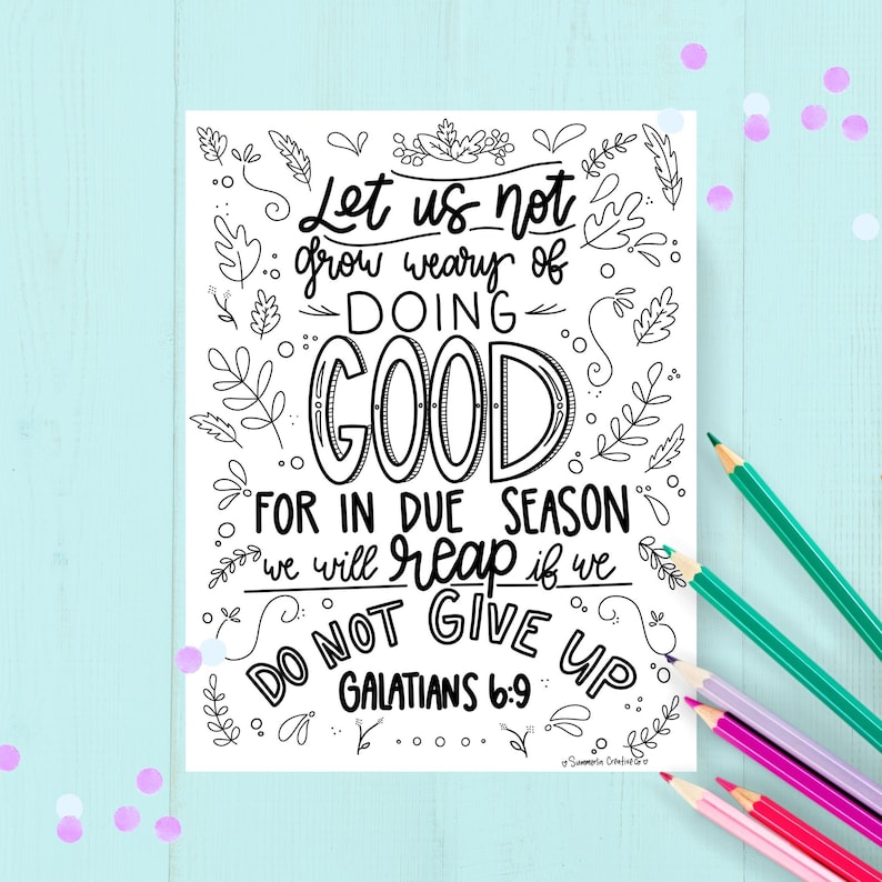 Sunday School Printable Activity, Christian Encouraging Scripture ...