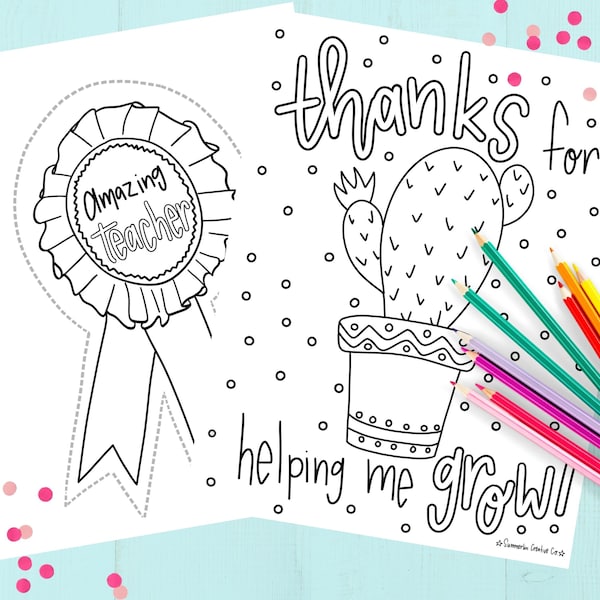 Teacher Appreciation Printable - Etsy
