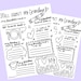 All About My Mom Mum Fill in the Blank Printable for Mother's Day 303 ...
