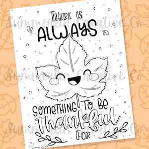 Thankful Tree Coloring Pages, Gratitude Worksheet for Kids, Printable ...