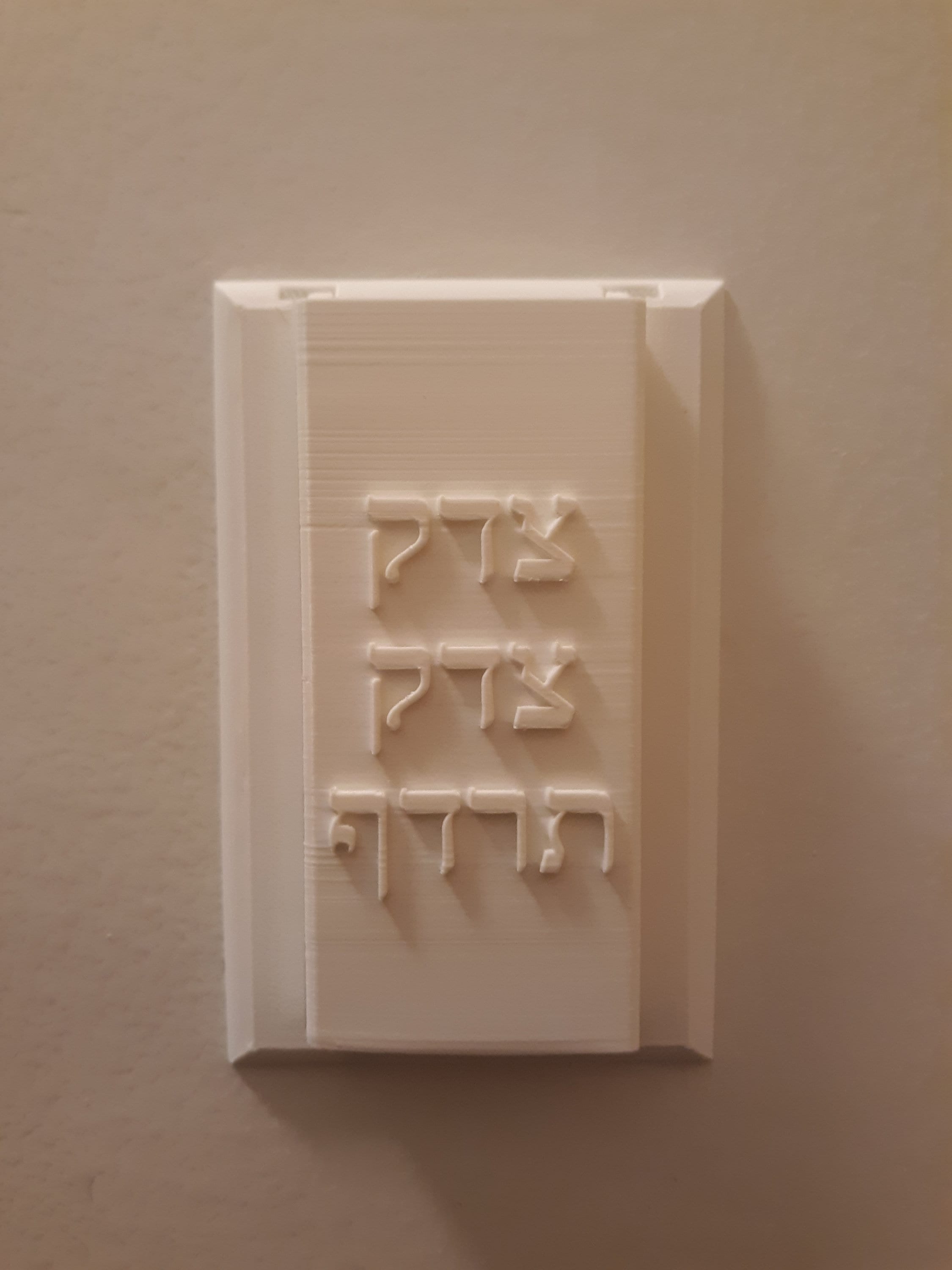 Shabbat Light Switch Cover, Plate and Slide - Etsy