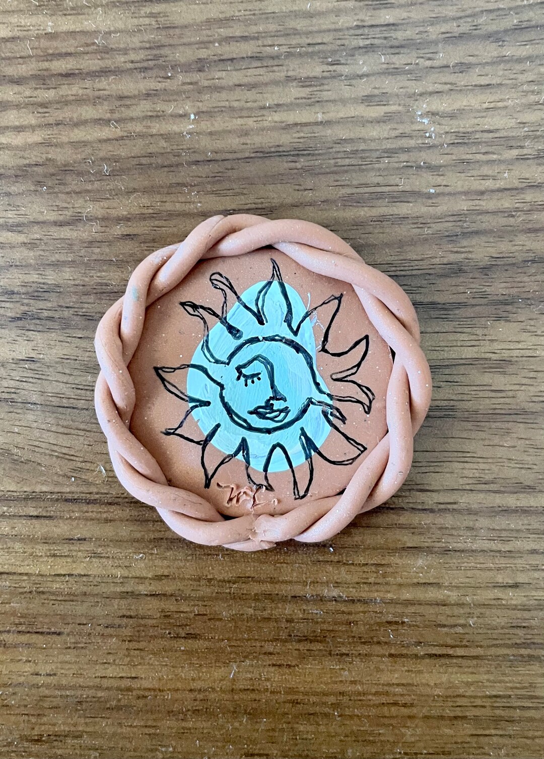 Mini Round Polymer Clay Trinket Dish 4 - Etsy