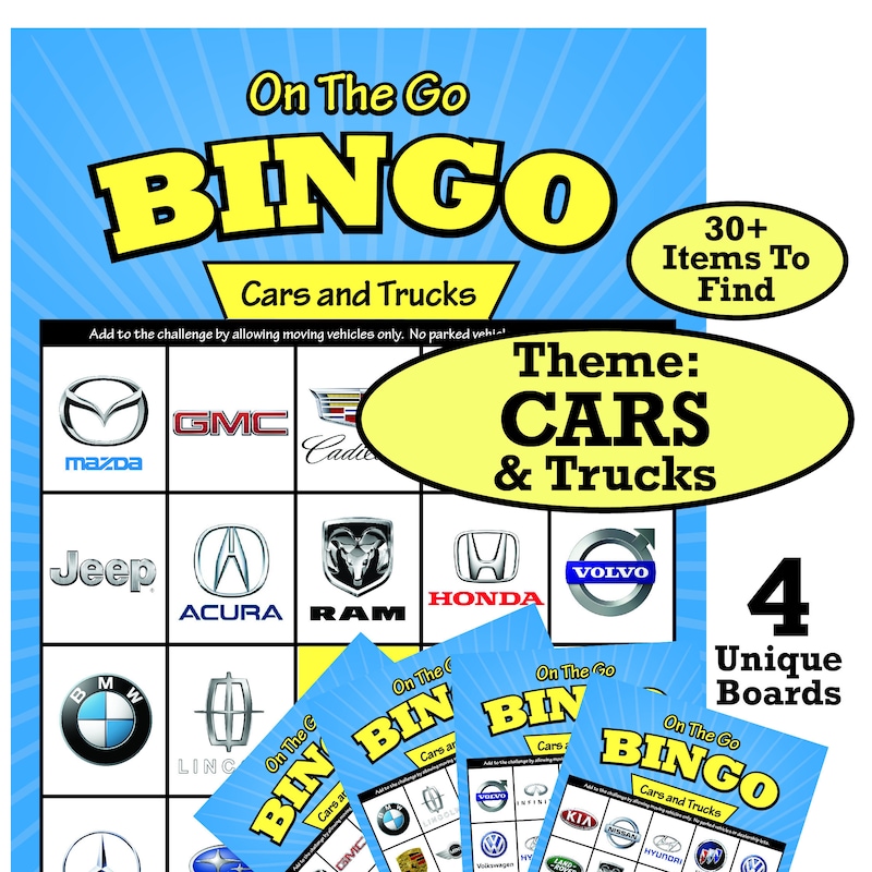 Car Bingo - Etsy