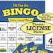 US State Vanity License Plate Bingo Board - 4 Unique Boards - Instant ...