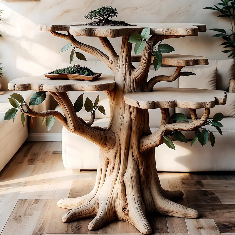 Tree Shaped Coffee Table Etsy 