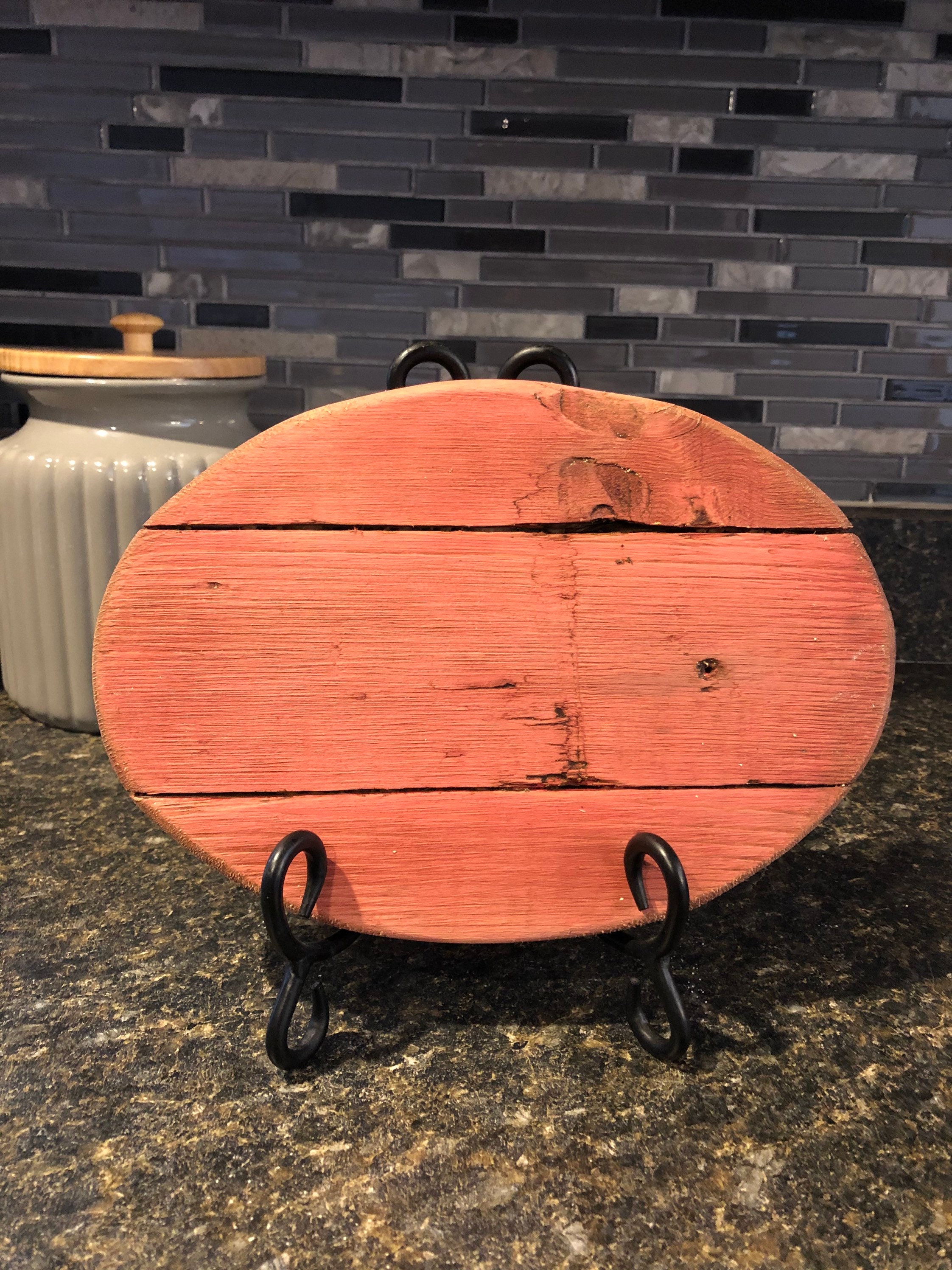 Small, Wood Riser With Ball Feet ~ Farmhouse Riser ~ Reclaimed Pallet ...