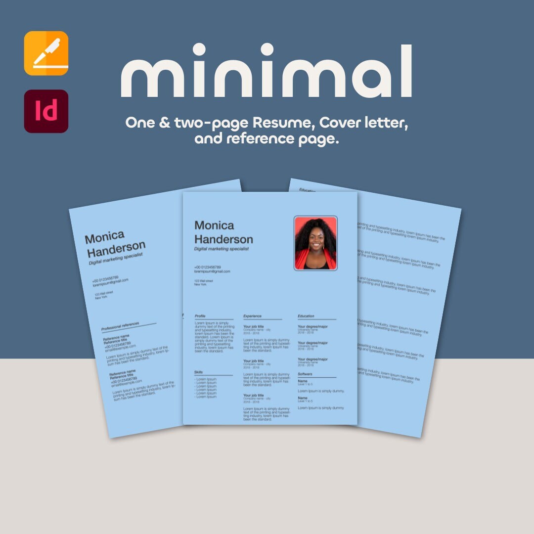 Digital Resume Template: Modern, Customizable, Easy to Use and ...