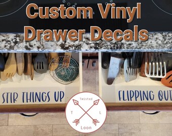 Kitchen Cabinet Decals - Etsy