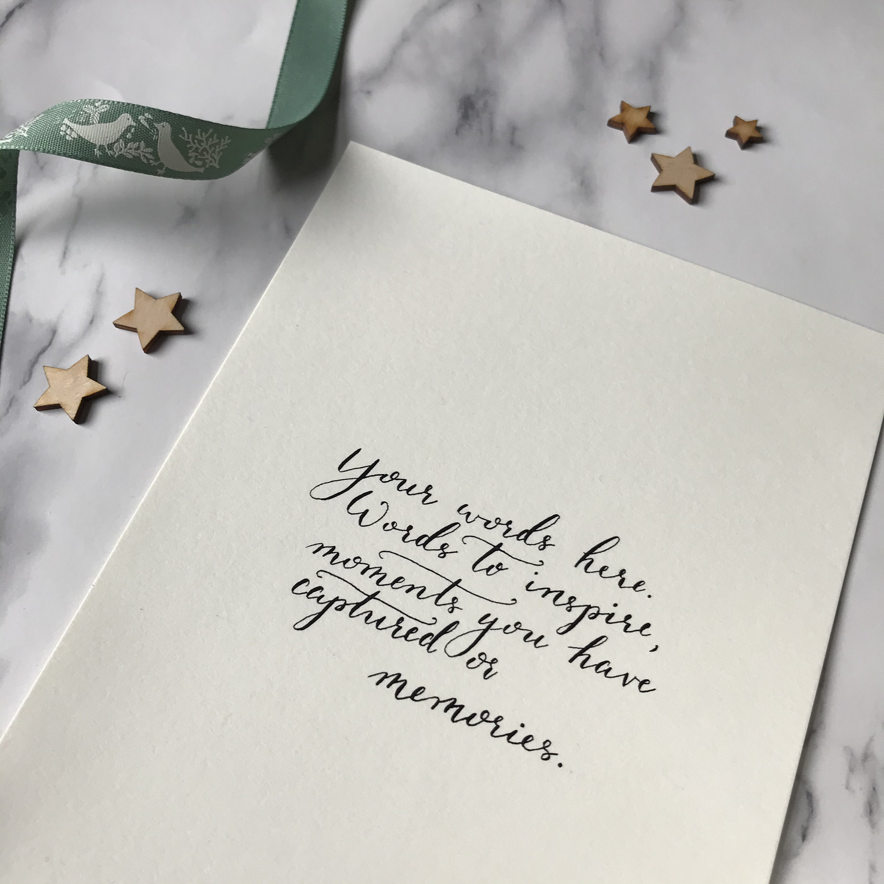 Custom Handwritten Calligraphy Quote - Etsy