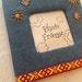 Denim Photo Frame / Beaded Photo Frame / Hippy Frame - Etsy