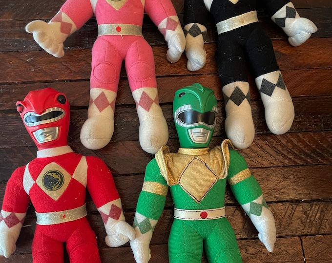 Vintage Power Rangers Stuffed Toys / Power Ranger Action Figures - Etsy