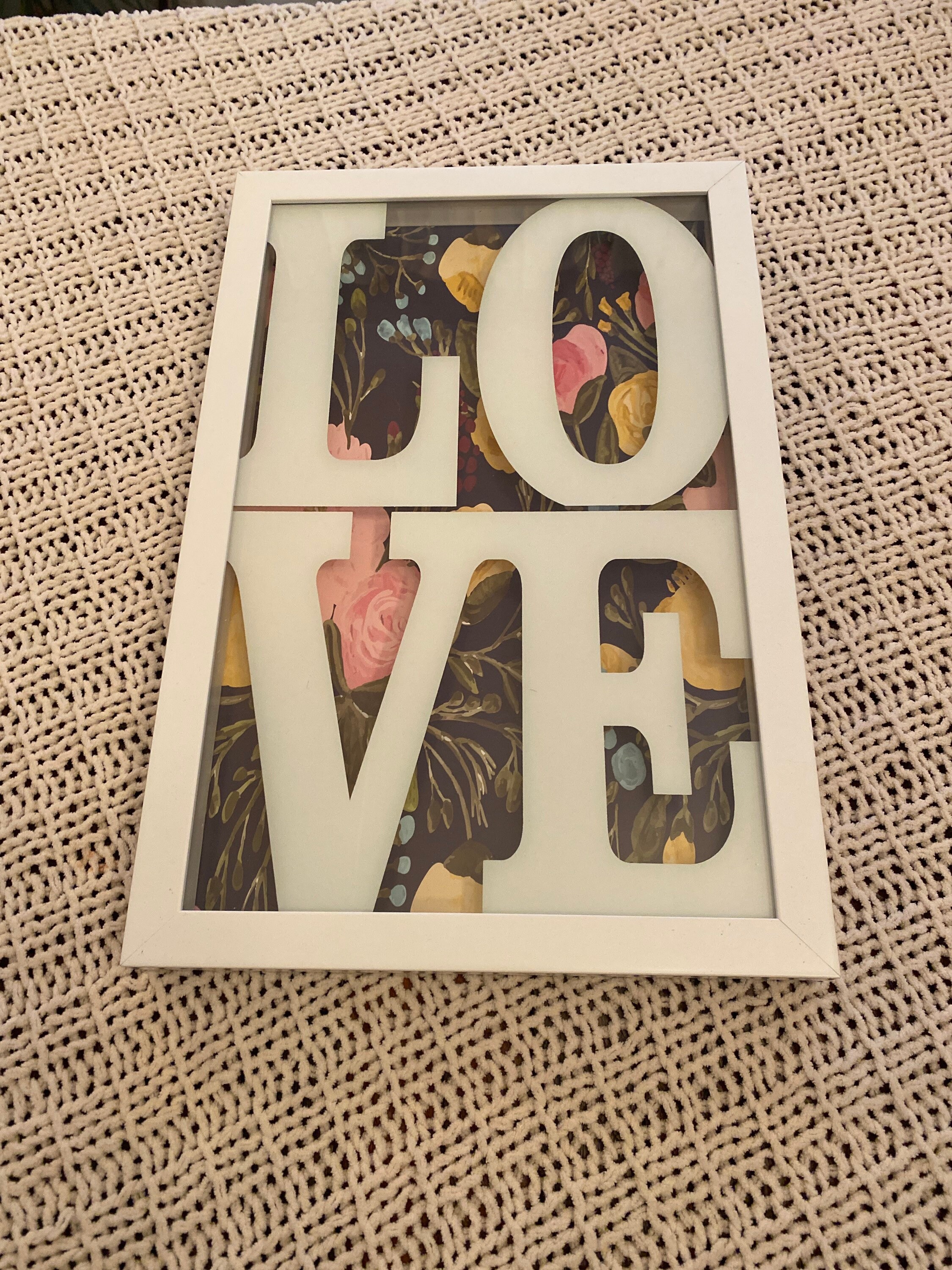 Floral Love Sign 15 Tall - Etsy