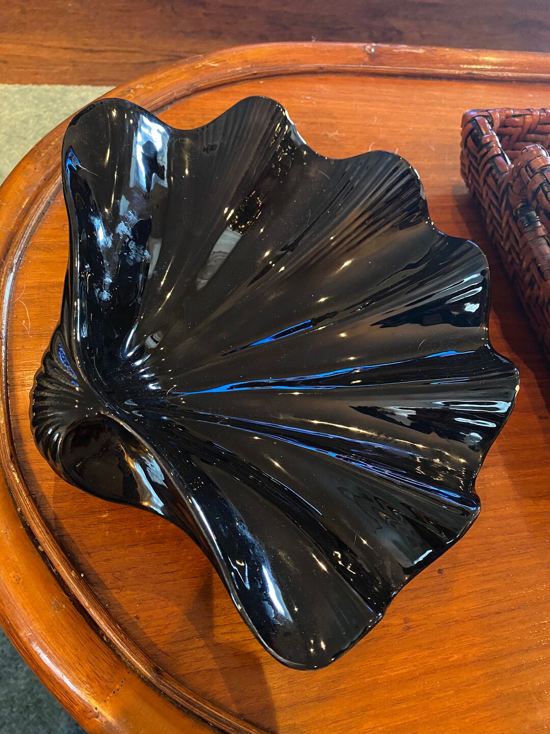 Large Seashell Serving Dish - Etsy