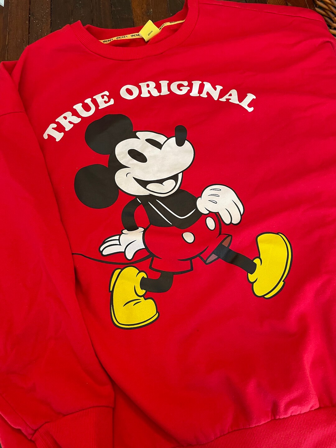 Vintage Mickey Mouse Crew Neck XL / Original Mickey Maus / alte Mickey ...
