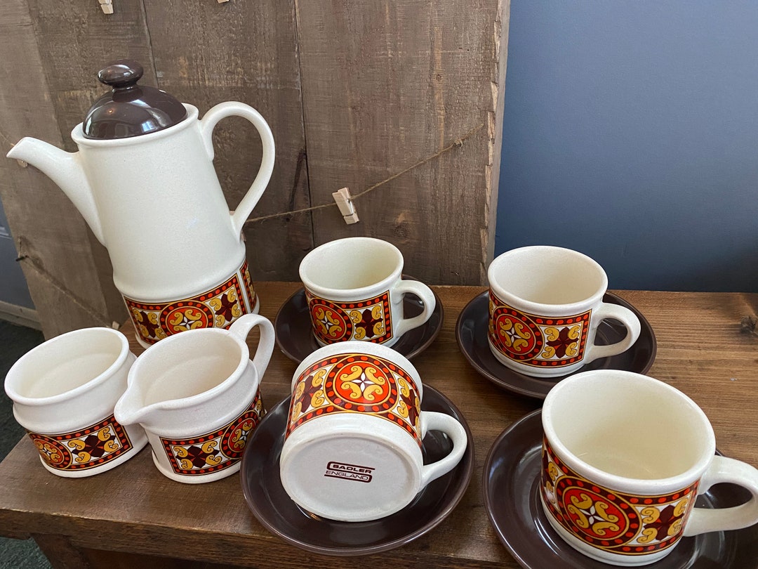 12 Piece RETRO SADLER COFFEE From England - Etsy