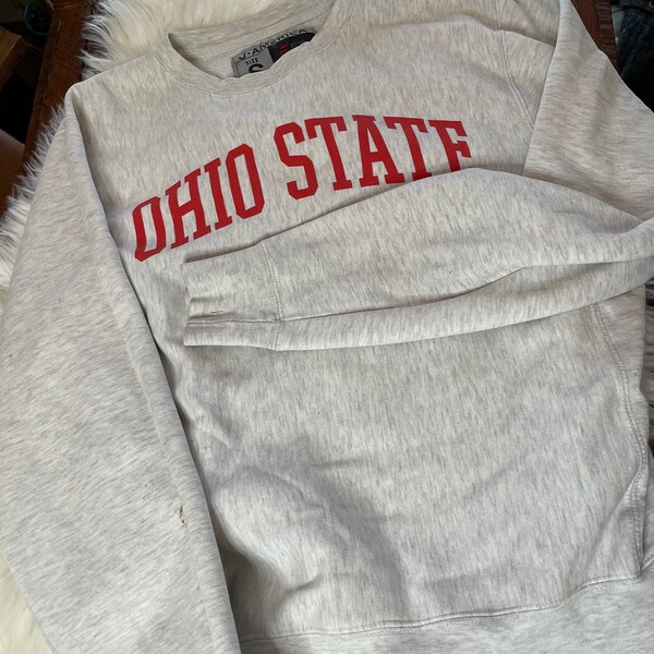 Ohio State Crew Neck Vintage - Etsy