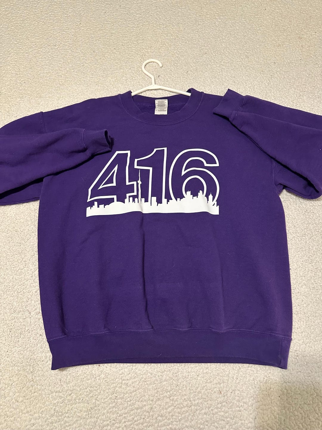 416 TORONTO Crew Neck / the Six Sweater / Toronto Clothing / Size Large ...