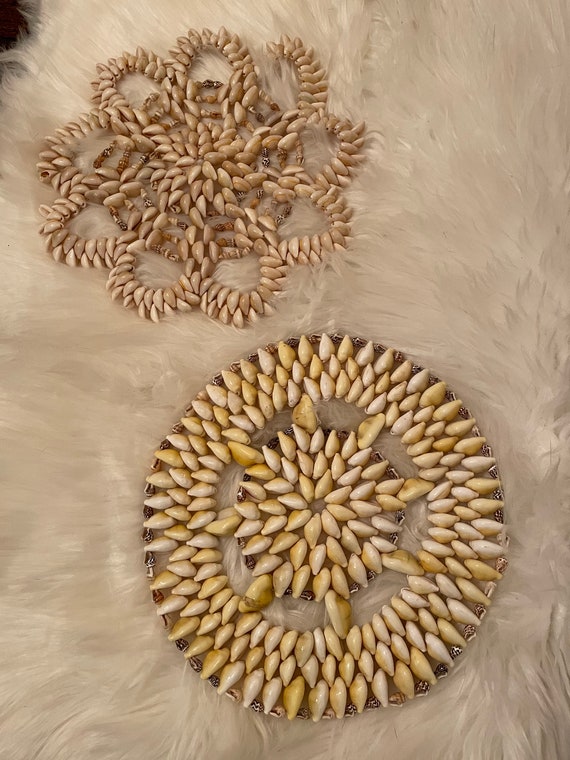 Set of Two Seashell Pot Holder | Etsy