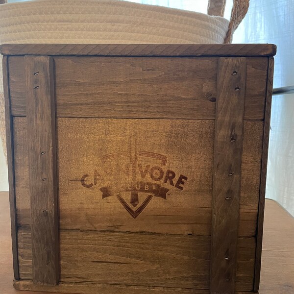 Rustic Wooden Box - Etsy