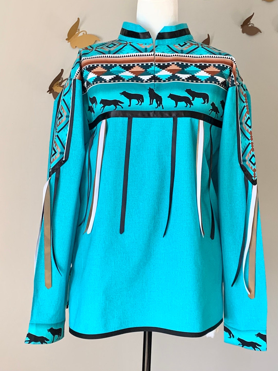 Coyote Inspired, Butterfly Ribbon Shirt - Etsy