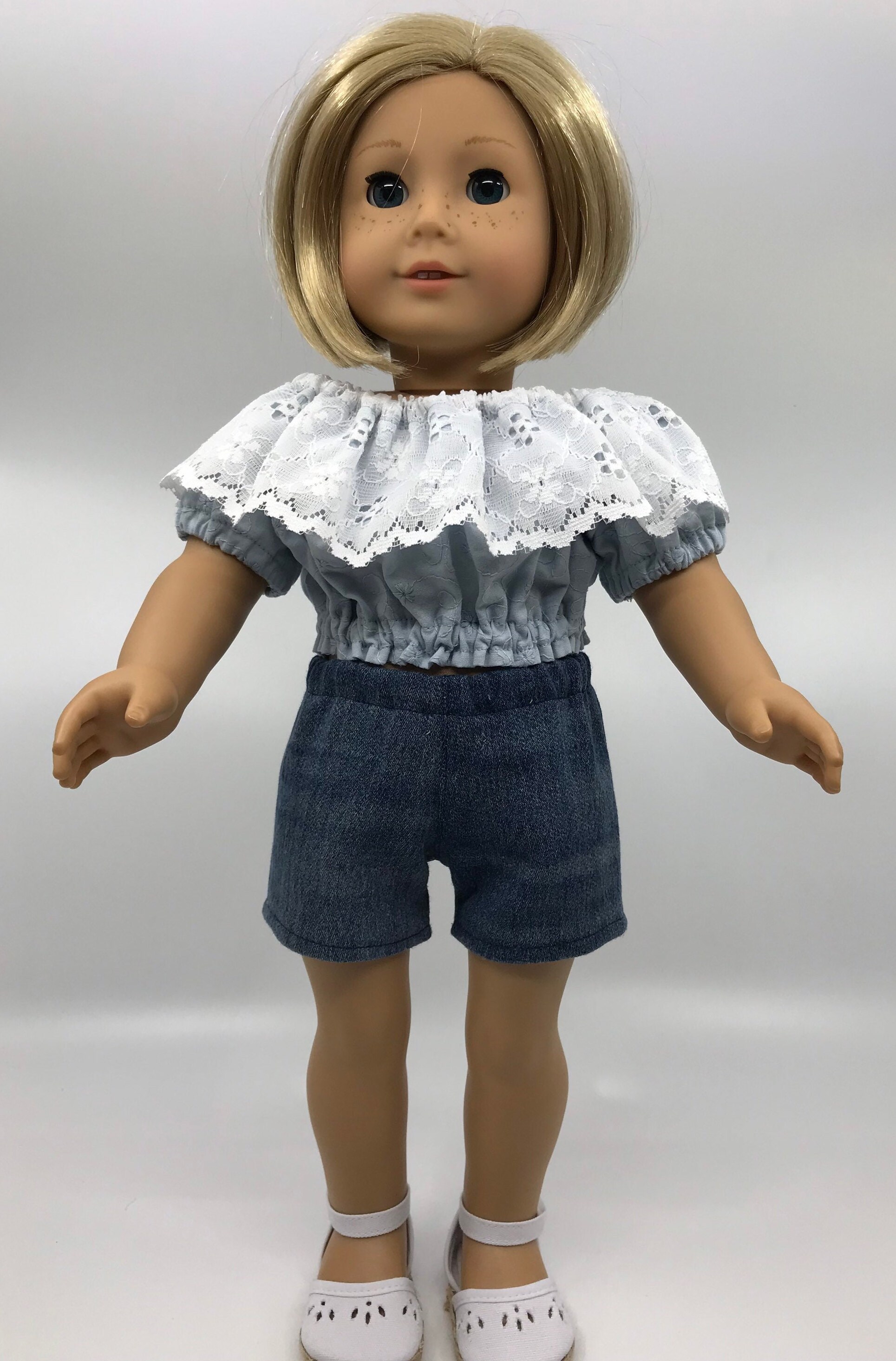 18 Inch Doll Crop Top and Shorts Assorted - Etsy Australia