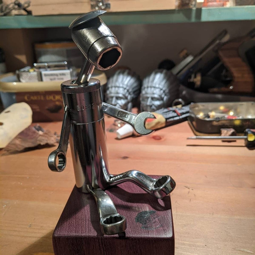 Upcycled Spanner/socket Man made to Order Ornament/figurine - Etsy