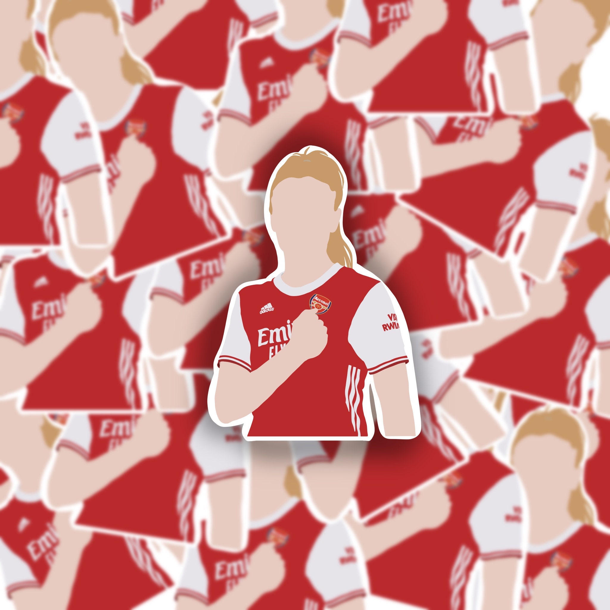Leah Williamson Arsenal sticker | Etsy