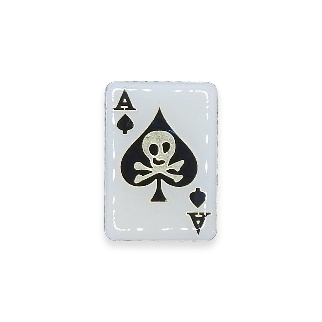 Vintage Ace of Spades Pin - Etsy