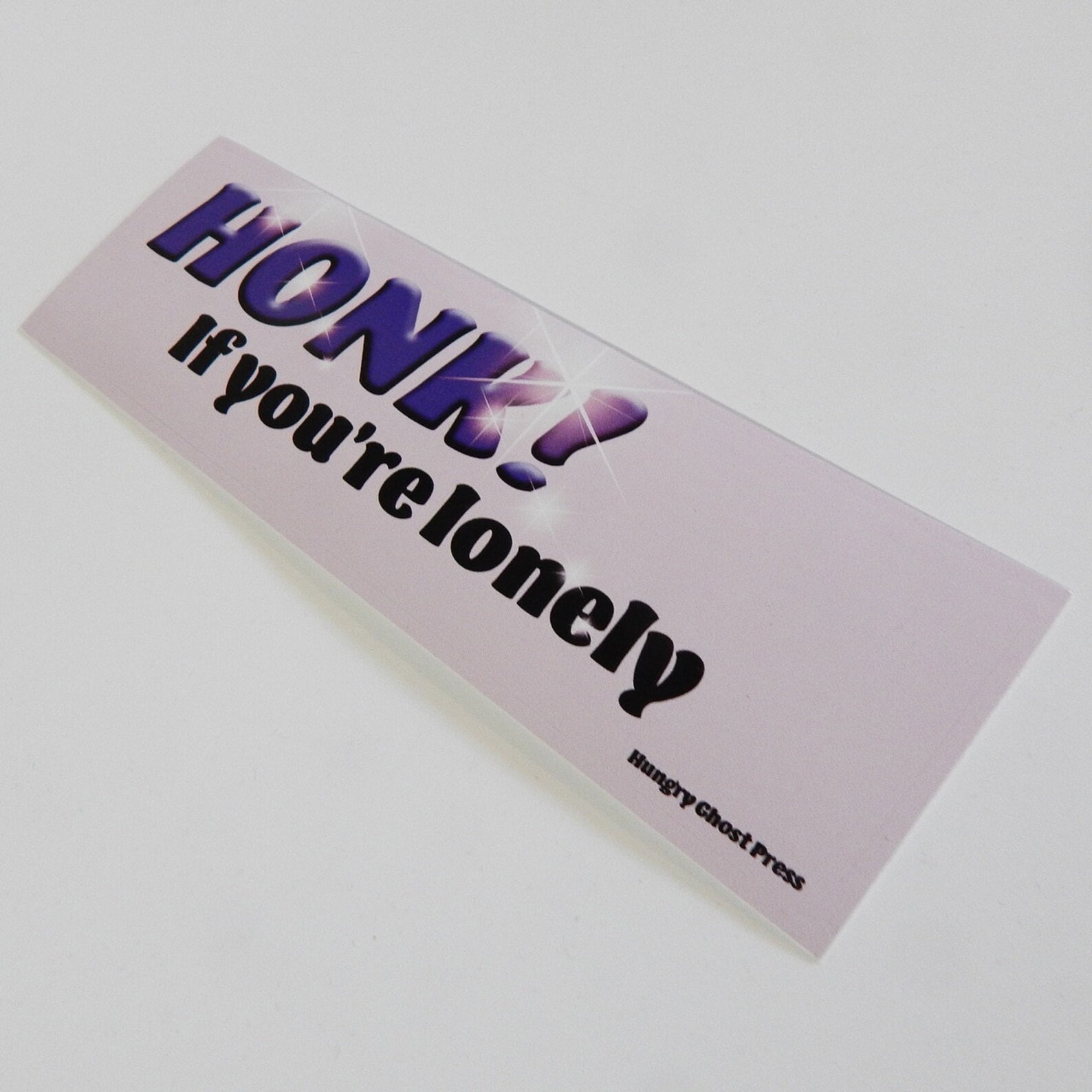 Honk If You're Lonely Bumper Sticker | Etsy