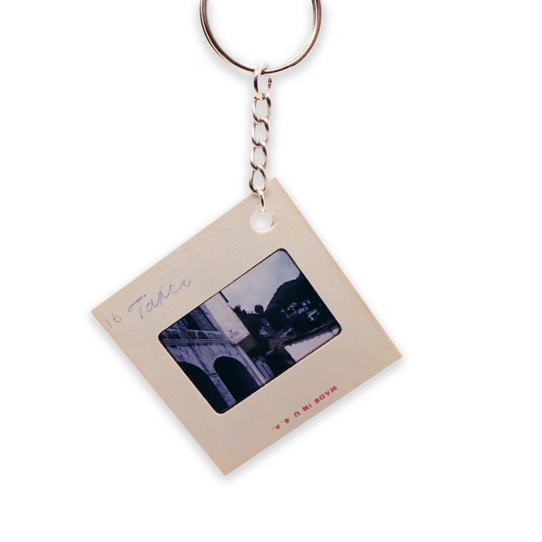 Vintage Film Slide Keychain - Etsy