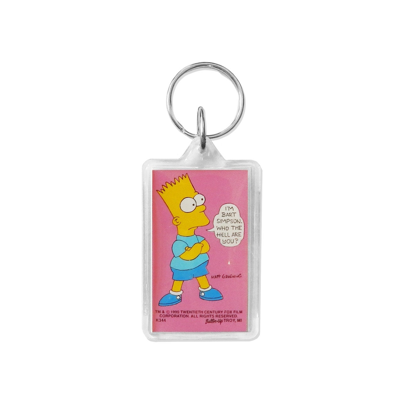 Vintage and Deadstock Simpsons Keychains - Etsy
